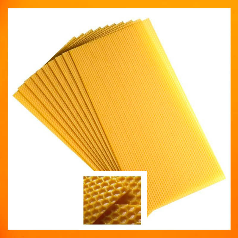 LÁMINAS DE CERA DE ABEJA 100% NATURALES para Todos los Productos